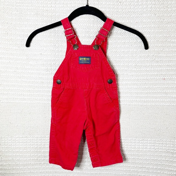 OshKosh B'gosh | Bottoms | Vintage Osh Kosh Bgosh Infant Bright Red ...
